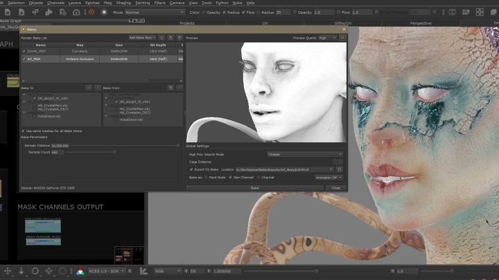 Mari Features | 3D Tools for Digital Painting